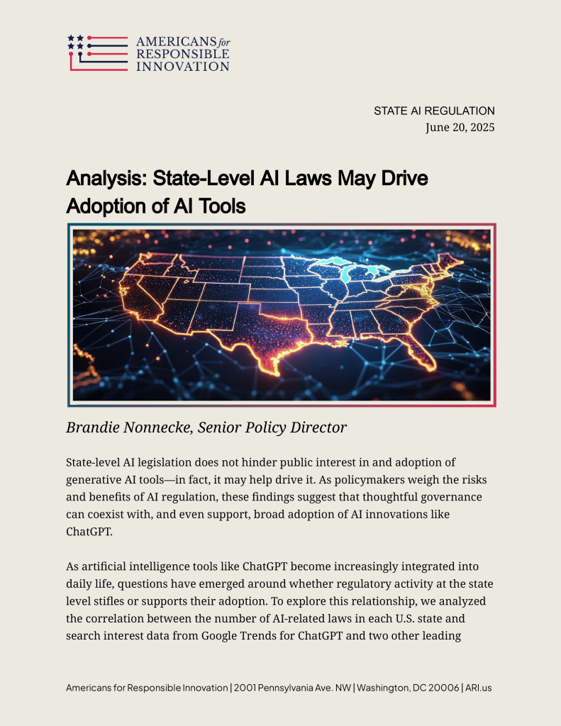 State-Level AI Laws May Drive Adoption of AI Tools - Americans for ...